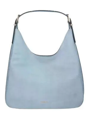 Michael Kors Large Nolita Leather Shoulder Bag - Blue