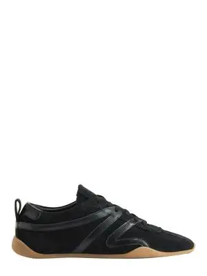 GIUSEPPE ZANOTTI Low-top Suede Sneakers - Black
