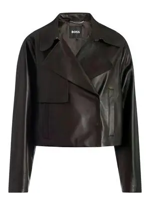 BOSS Leather Jacket - Brown