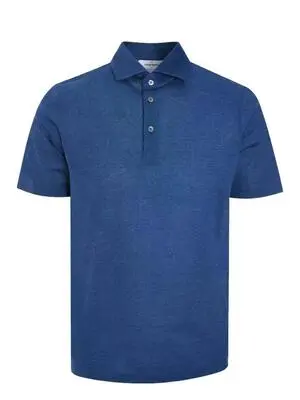 GRAN SASSO Buttoned Polo Shirt - Blue