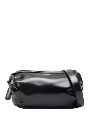 COCCINELLE Leather Satchel With Buckle Detail - Black