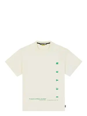 IUTER Face Graphic-print T-shirt - Neutrals