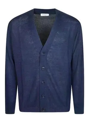 DANIELE FIESOLI Fine-knit Cardigan - Blue
