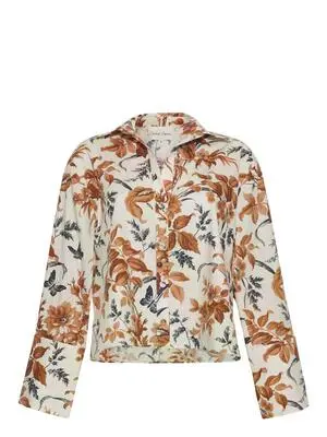Cara Cara Floral-print Shirt - Neutrals