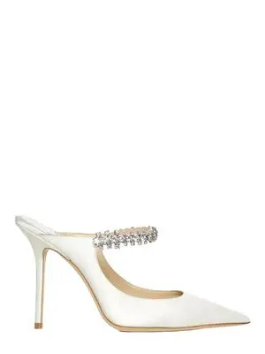 JIMMY CHOO Bing Heeled Mules - Neutrals