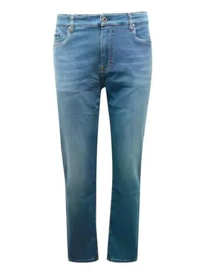 TELERIA ZED Five-pockets Slim-fit Jeans - Blue