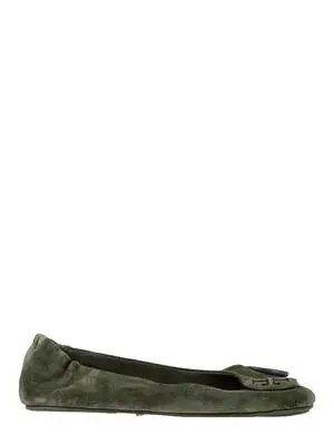 Tory Burch Minnie Travel Ballet Flats - Green