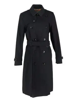 Burberry The Kensington Heritage Trench Coat - Black
