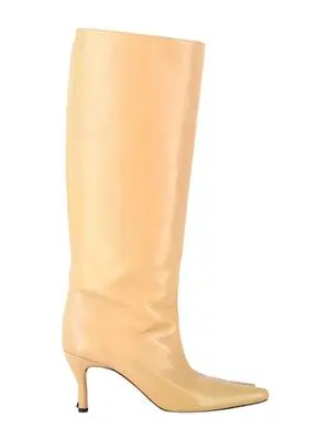 By Far Stevie Leather Boots - Neutrals