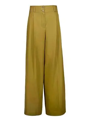 Zimmermann Luna Drill Tailored Trousers - Green
