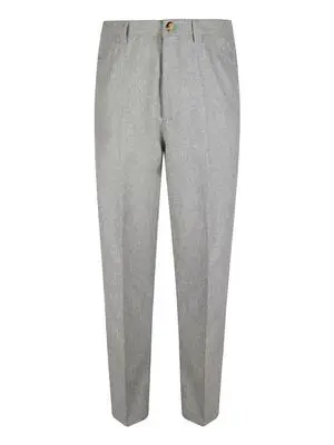 Brunello Cucinelli Slant-pockets Trousers - Grey
