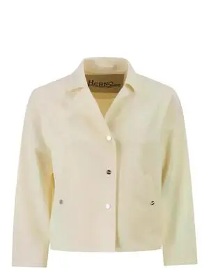 Herno Single-breasted Jacket - Neutrals