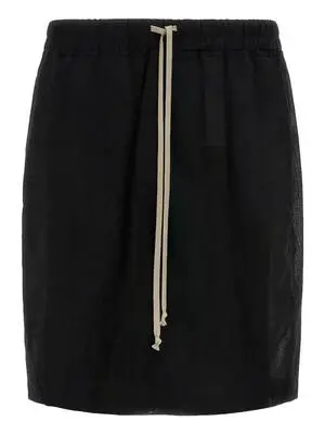 Rick Owens Drawstring-waist Shorts - Black