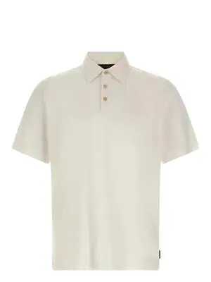 ZANONE Short-sleeved Polo Shirt Neutrals