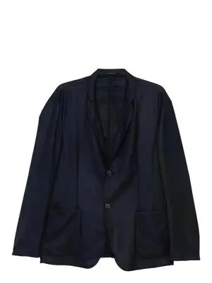 GIORGIO ARMANI Button Herringbone Blazer