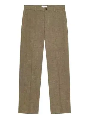 LES DEUX Button-up Trousers - Brown