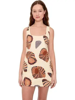 SIMONMILLER Sahara Linen Mini Dress