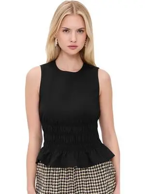 Staud Culver Blouse - Black