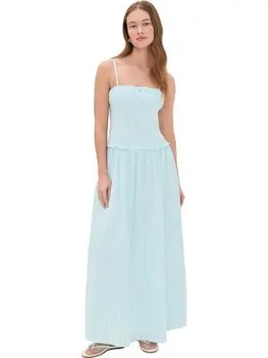 SEVEN WONDERS Keily Square Neck Maxi Dress - Blue
