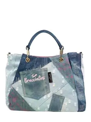 BRACCIALINI Amy Jeans Top-handle Tote Bag - Blue
