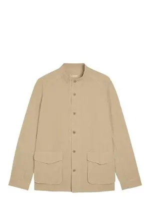 Labo.art Patch Pocket Cotton Shirt - Beige