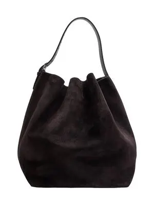 TOTÊME Belted Suede Tote