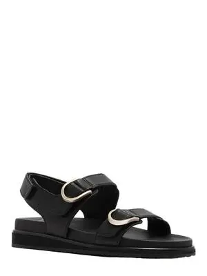 FRANKIE4 Thompson II Slingback Sandals Black/silver