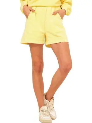 THREADS 4 THOUGHT Relaxed-fit Fleece Shorts - Lemonade