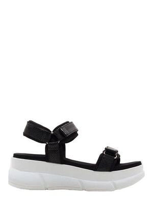 PROLOGUE SHOES Yrmengardis Strappy Sandal Black