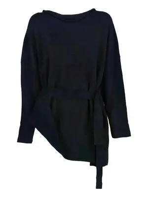 VINTAGE Vintage Belted Long Sleeve Sweater