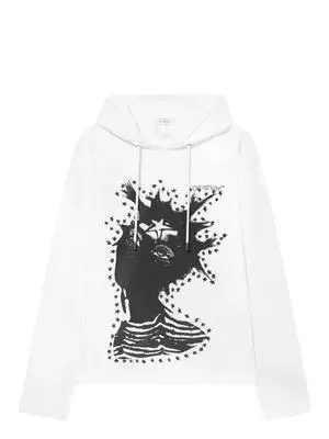 Off-White Hooded Long-sleeve T-shirt - White