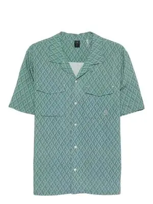 MOOSE KNUCKLES The Bay Buttoned Patterned Shirt