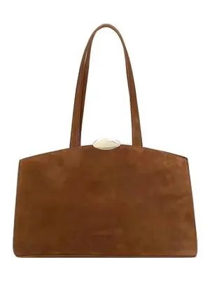 Benedetta Bruzziches Serena Suede Tote Bag - Brown