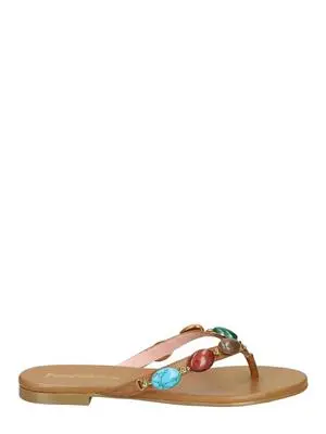 Pretty Ballerinas Jewel-strap Sandals - Neutrals