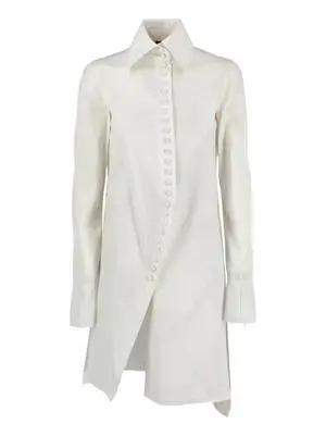 Gianfranco Ferre Point-collar Buttoned Shirt - White