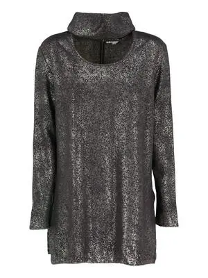 GIANFRANCO FERRE Metallic High Neck Top