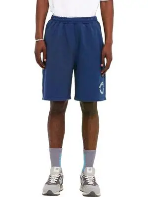 FREEDOM OF SPACE Logo Track Shorts - Blue