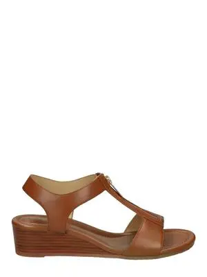 Michael Kors Berkley Leather Sandals - Brown