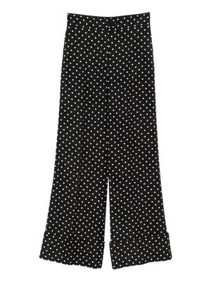 Valentino Garavani Polka-dot Trousers - Black