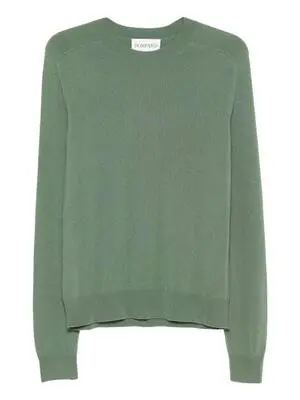 Eric Bompard Cashmere Round-neck Jumper - Green