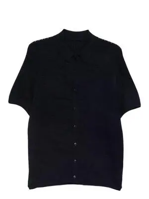 ERIC BOMPARD Waffle-knit Buttoned Shirt