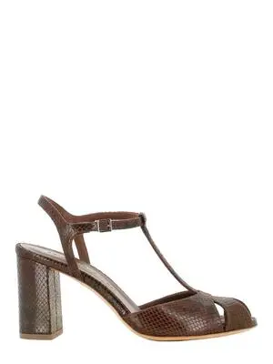 SERGIO LEVANTESI Giselle 6 Reptile-Effect Sandals