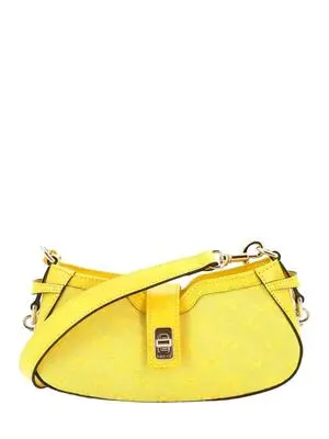 Gucci Gg Canvas Mini Shoulder Bag - Yellow