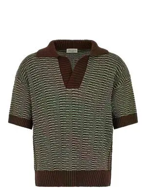 ROBERTO COLLINA Links Polo Shirt - Brown