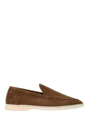 SCAROSSO Ludovico Suede Loafers - Brown