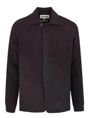 Marané Concealed-fastening Shirt Jacket - Brown