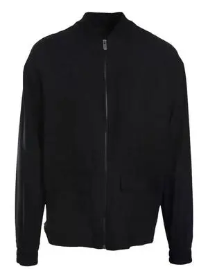 GAËLLE PARIS Strap-detail Bomber Jacket - Black