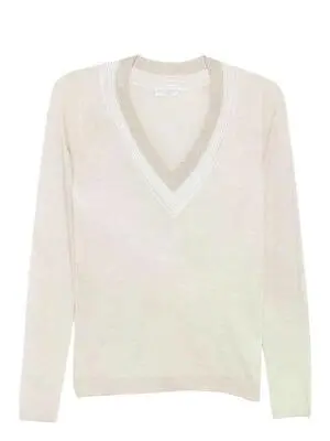 BRUNELLO CUCINELLI V-Neck Jersey Top