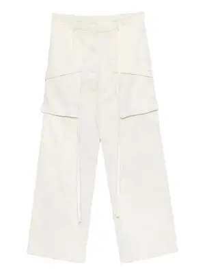 N°21 Button Cargo Trousers - White
