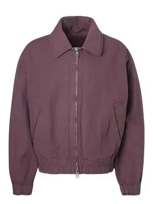 Our Legacy Cotton And Linen Bomber Jacket - Purple
